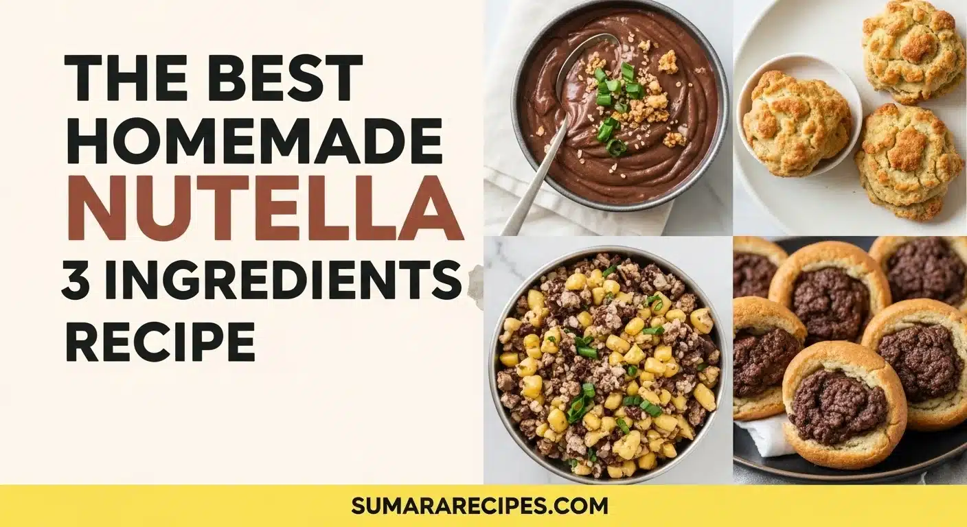 The Best Homemade Nutella 3 Ingredients Recipe