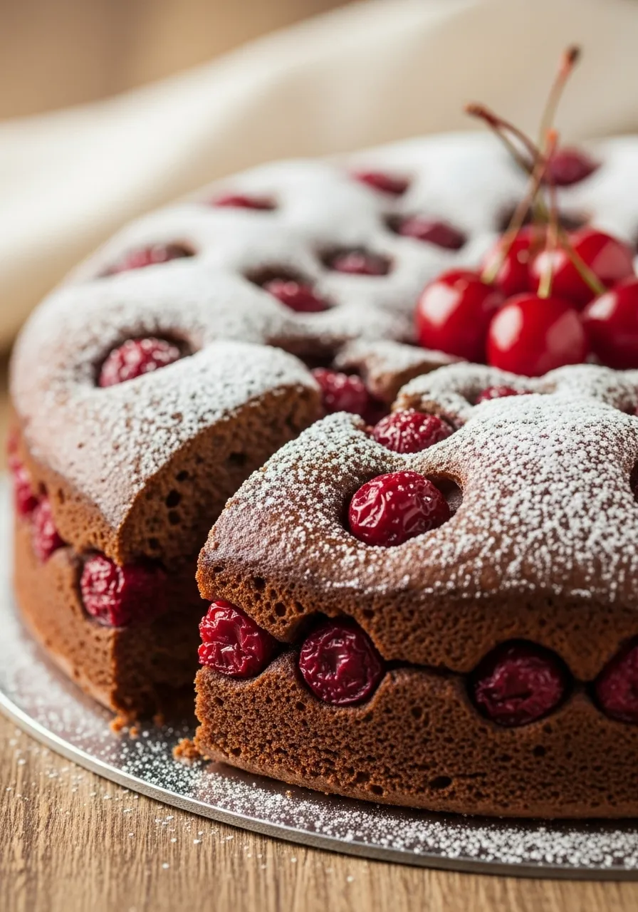 German Cherry Cake Recipe | Classic Cherry Custard Pie Made Easy