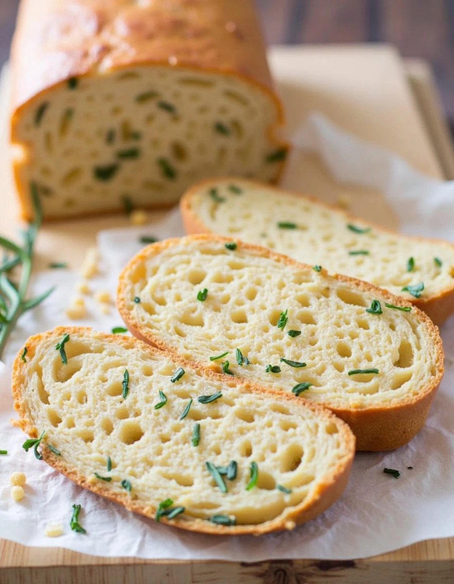 Roasted Garlic Rosemary Bread Recipe