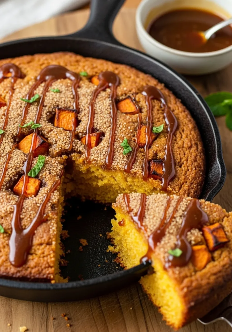 Brown Sugar Sweet Potato Cornbread