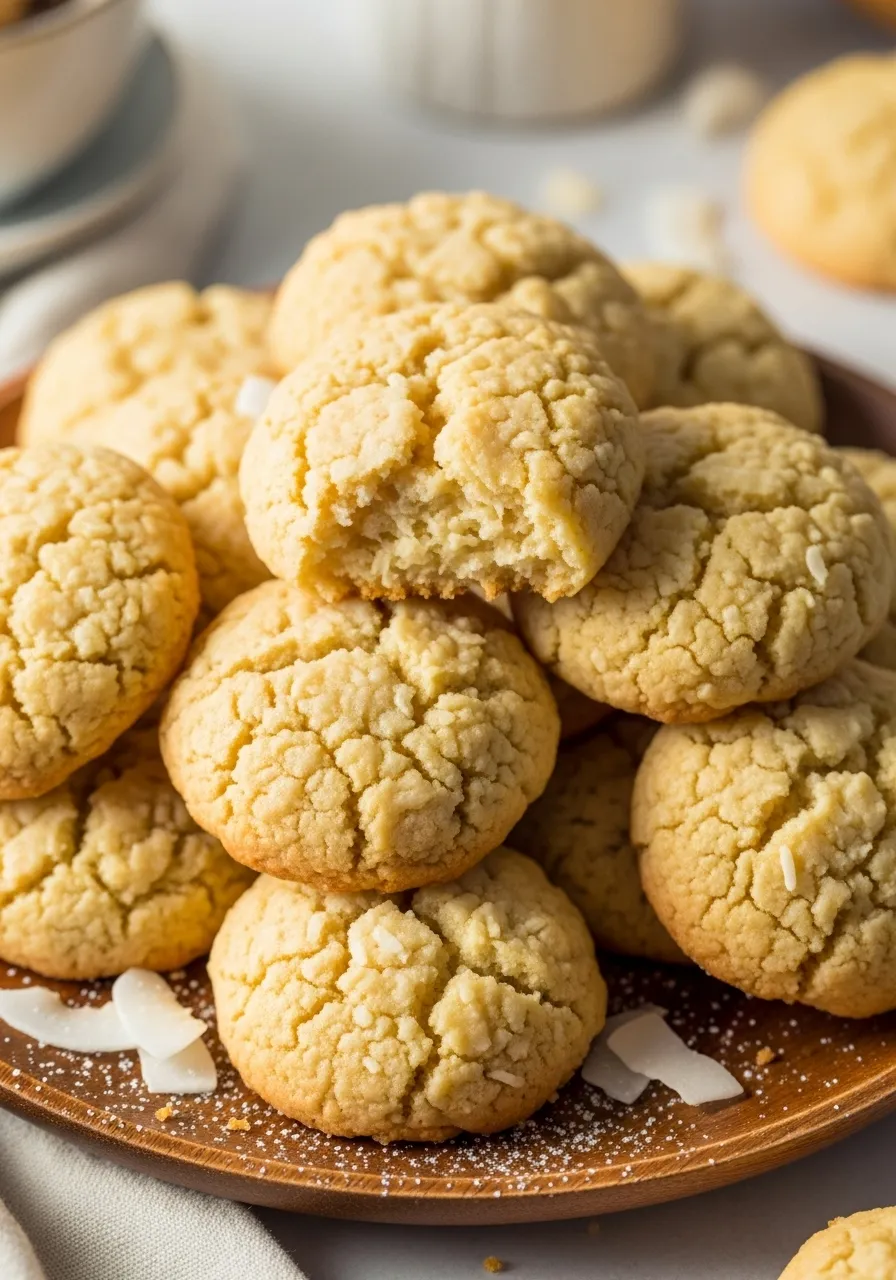 Chewy Coconut Cookies: Easy, Tropical, and Buttery Recipe