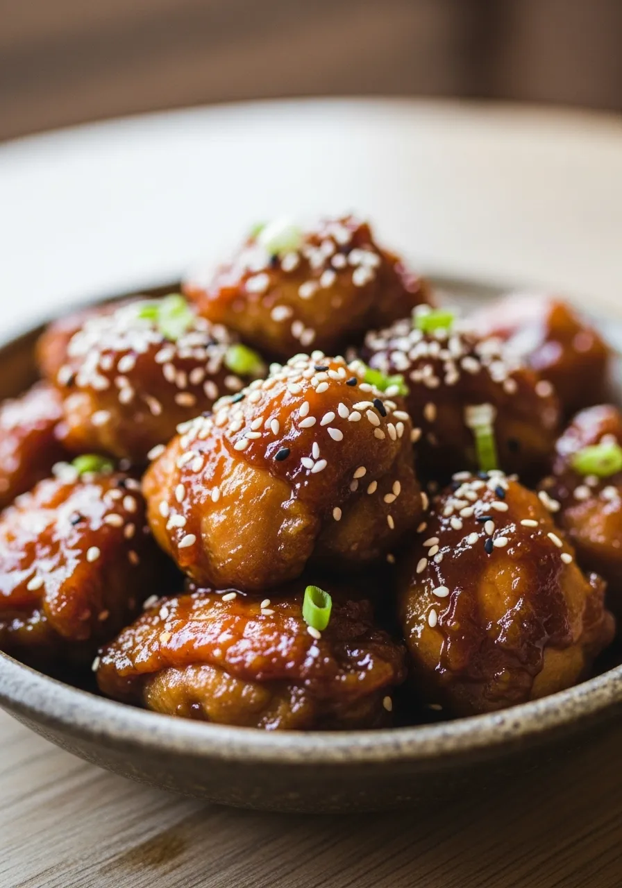 Easy Bourbon Chicken: