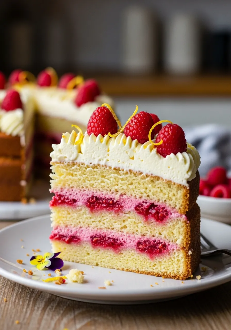 Raspberry Lemon Cake recipe