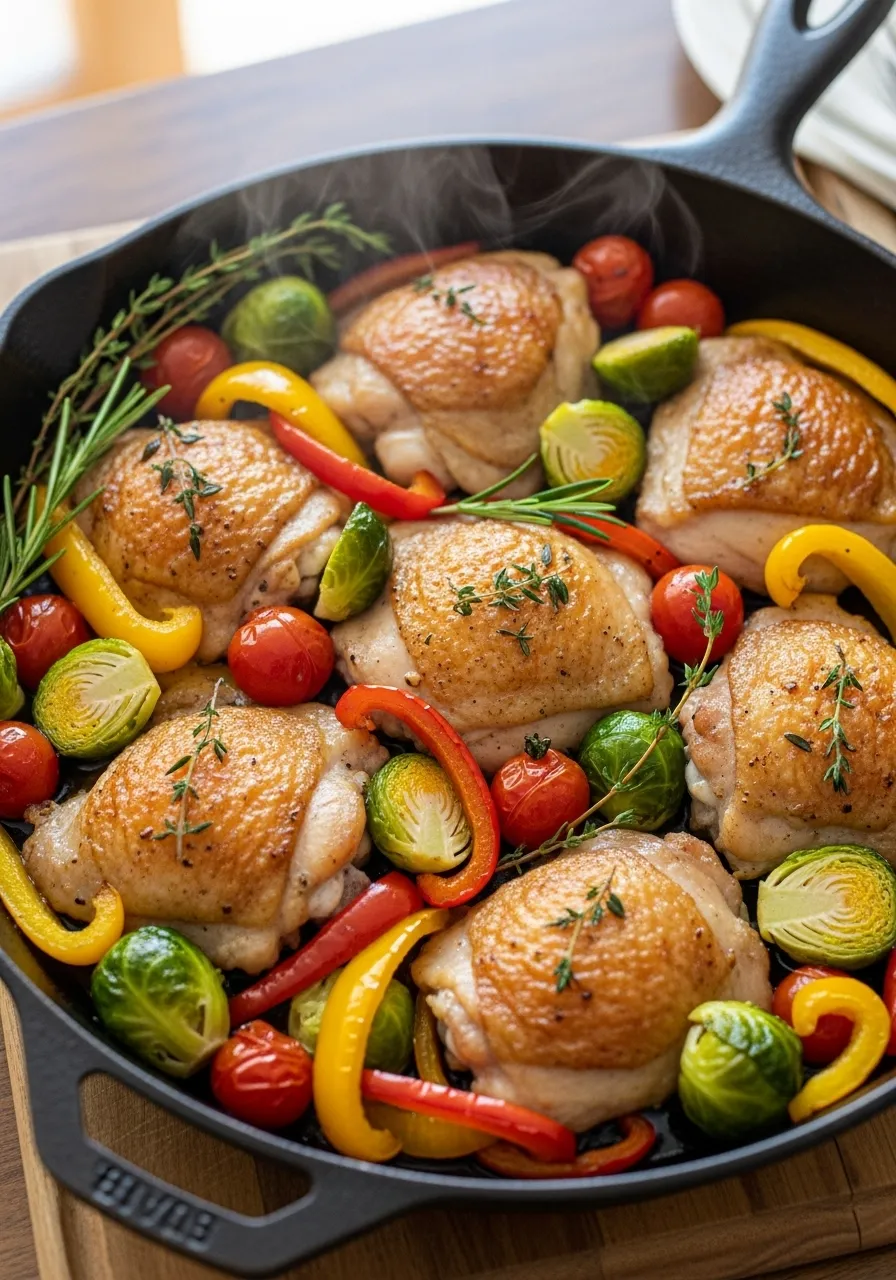 Skillet Chicken Thighs: Easy, Crispy, and Juicy Recipe