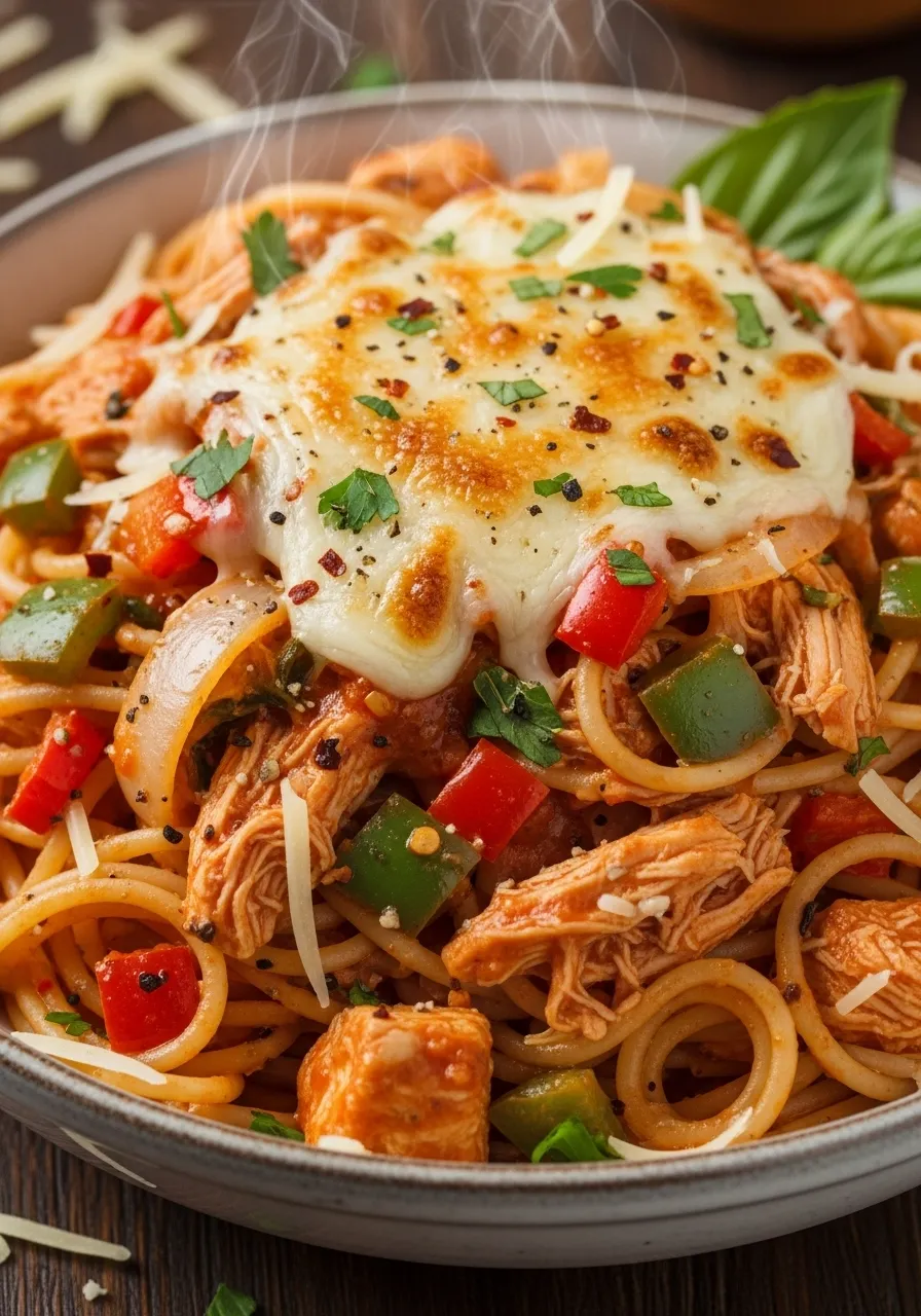 Ultimate Chicken Spaghetti: Easy, Cheesy, and Creamy Recipe