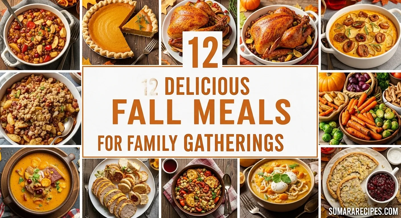 12 Delicious Fall Meals for Family Gatherings