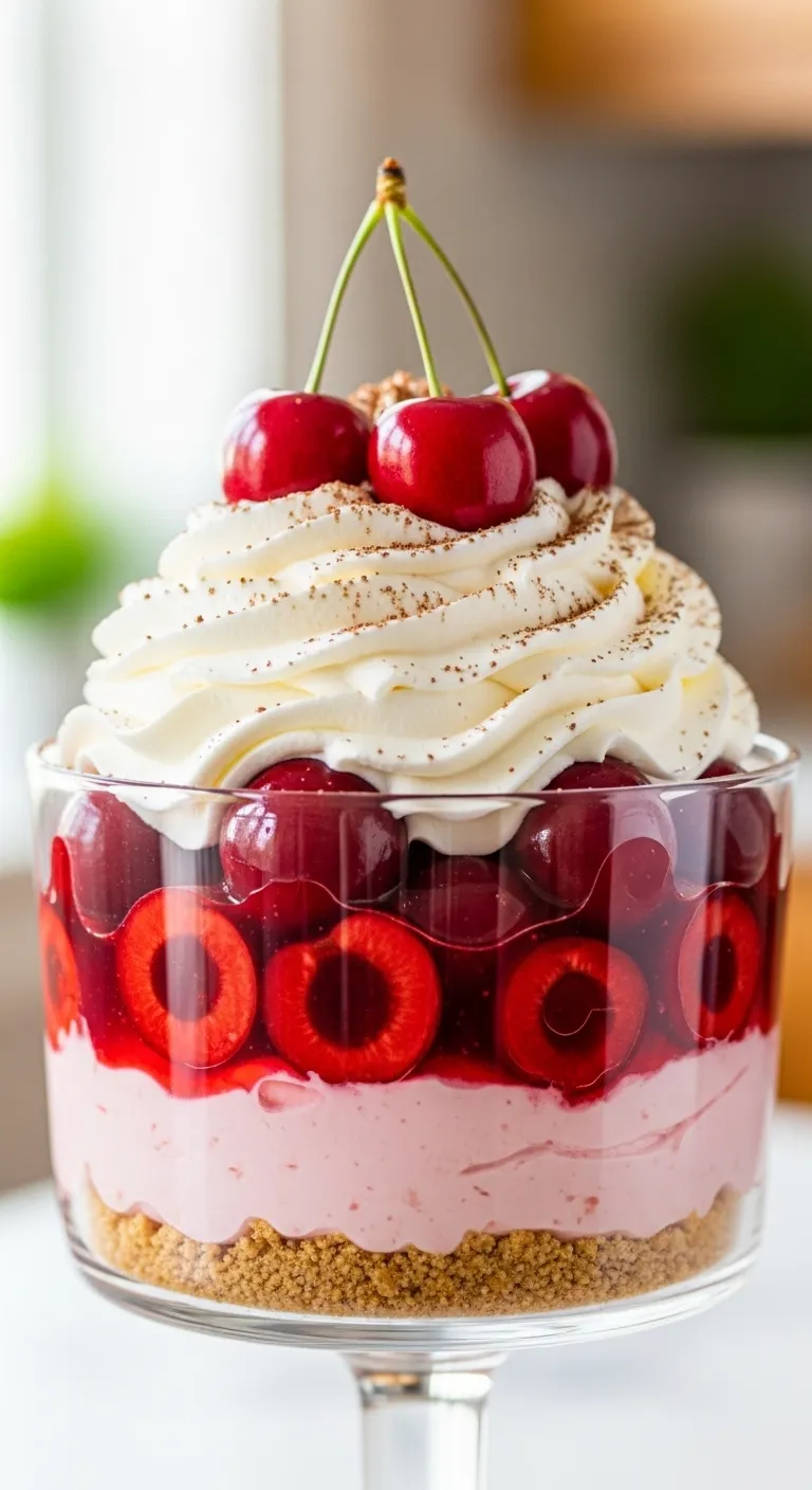 Cherry Delight Recipe | Easy No-Bake Dessert