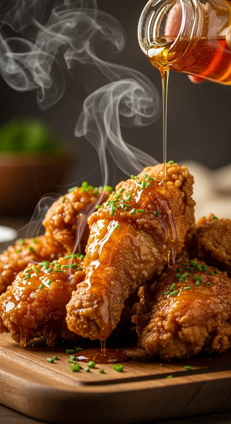 Crispy Honey Butter Fried Chicken Recipe