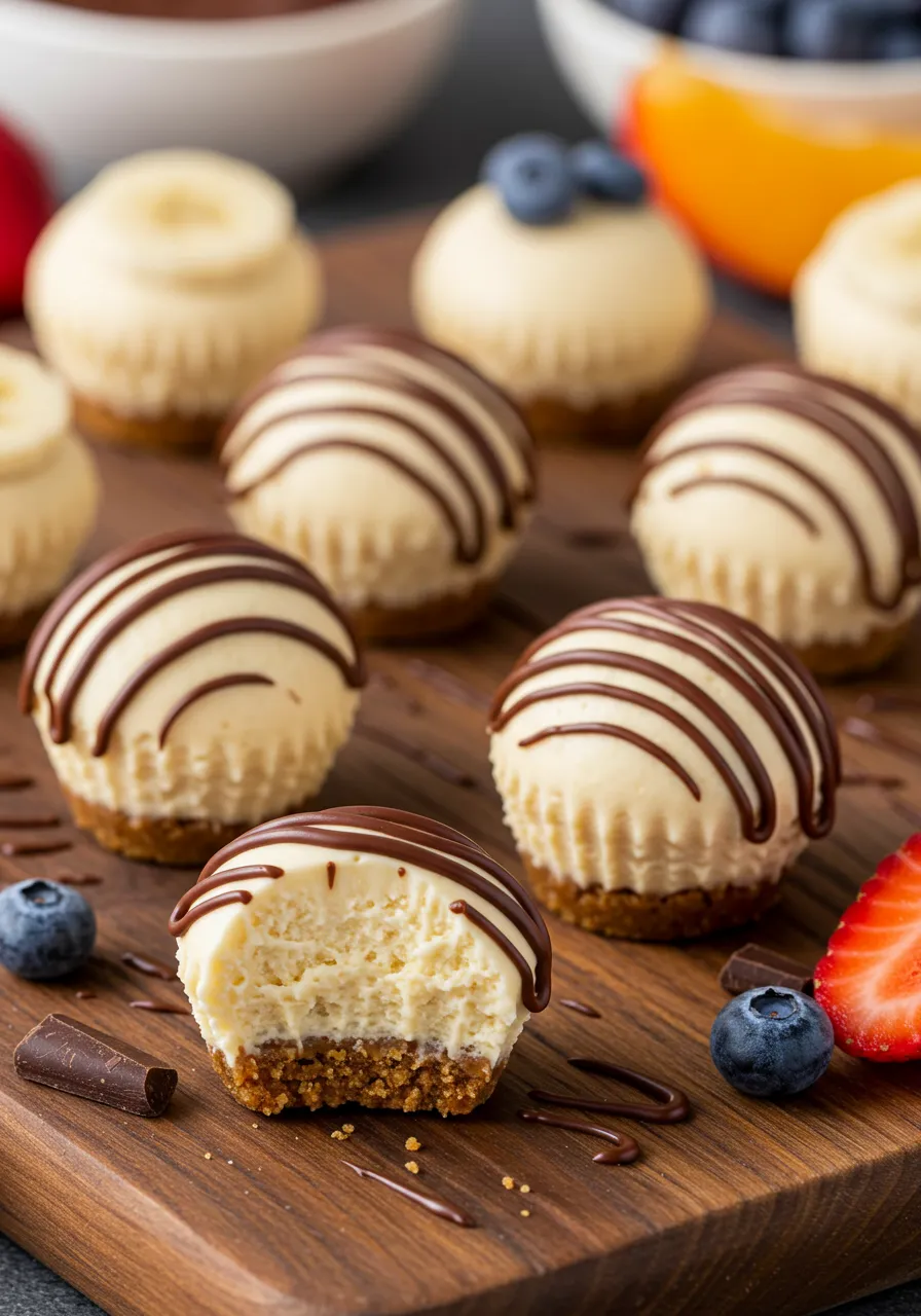 Easy No-Bake Cheesecake Bites Recipe
