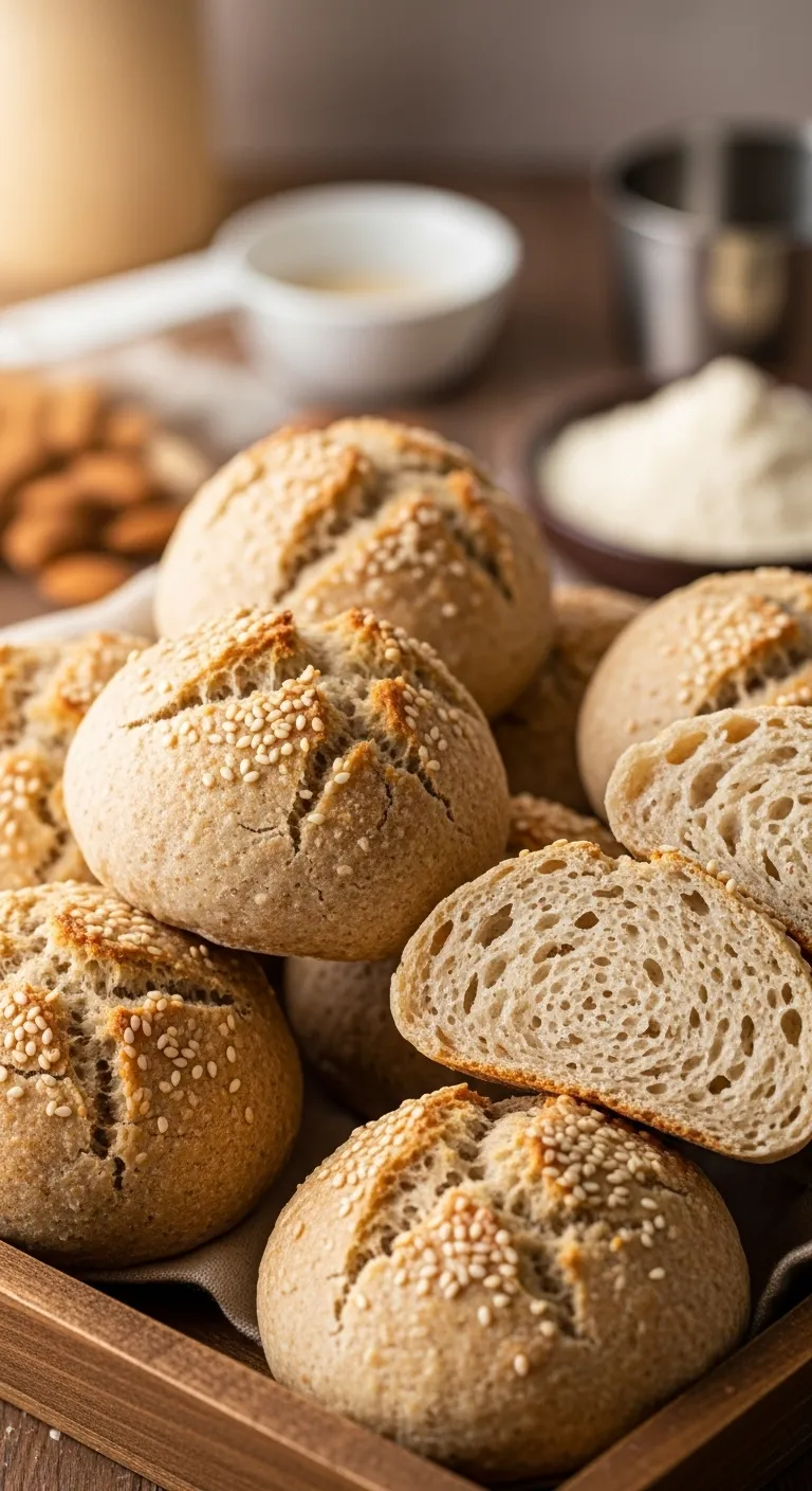 Psyllium Husk Keto Rolls | Soft & Fluffy Low-Carb Bread