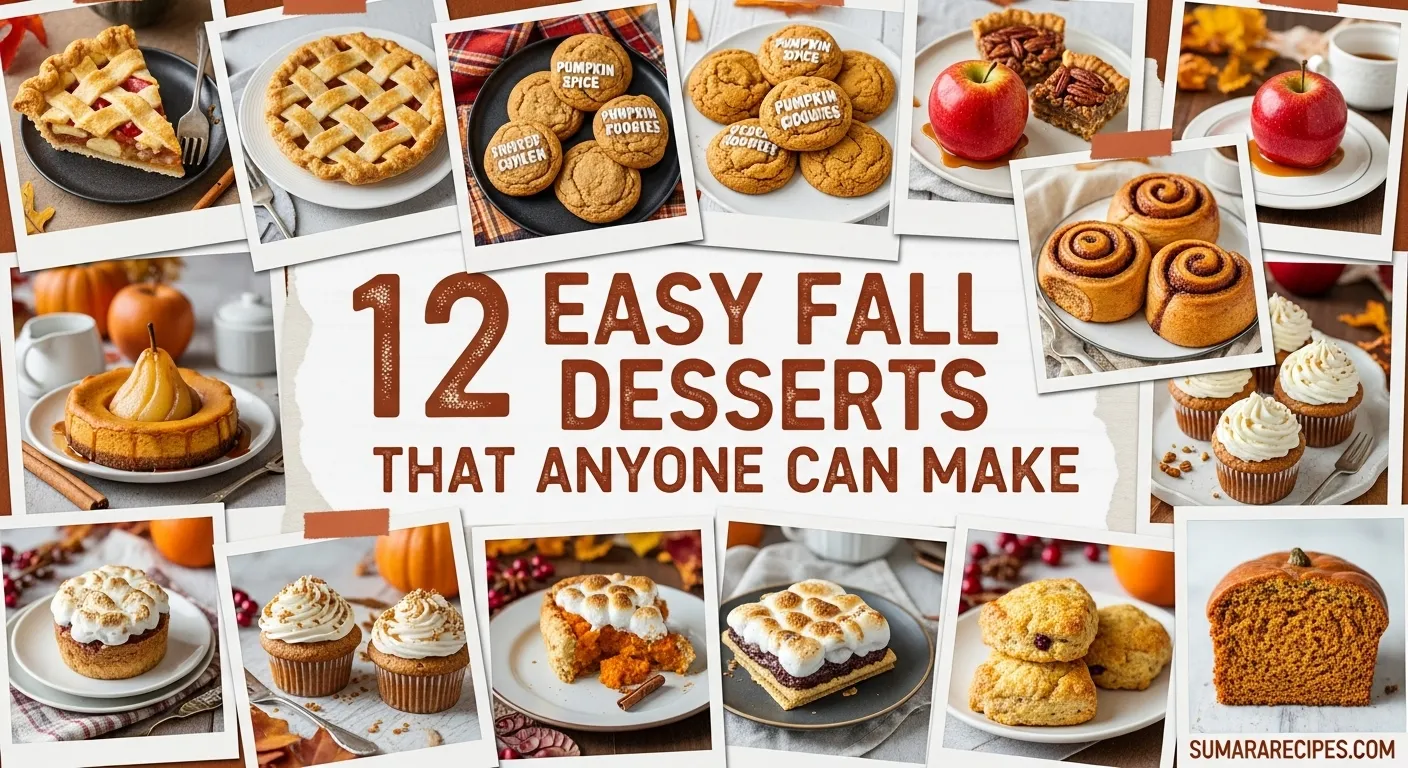 12 Easy Fall Desserts That Anyone Can Make