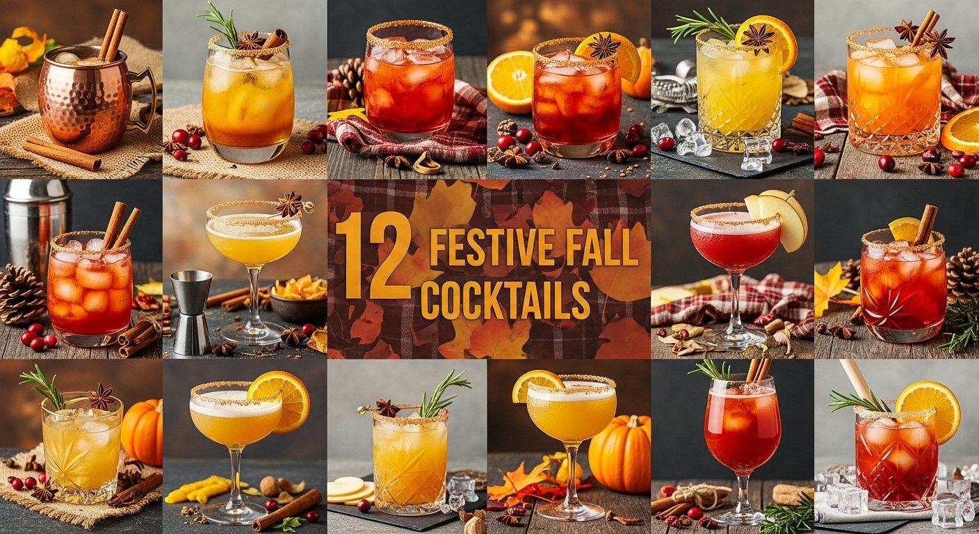 12 Festive Fall Cocktails to Celebrate the Season | Cozy Autumn Drink Ideas
