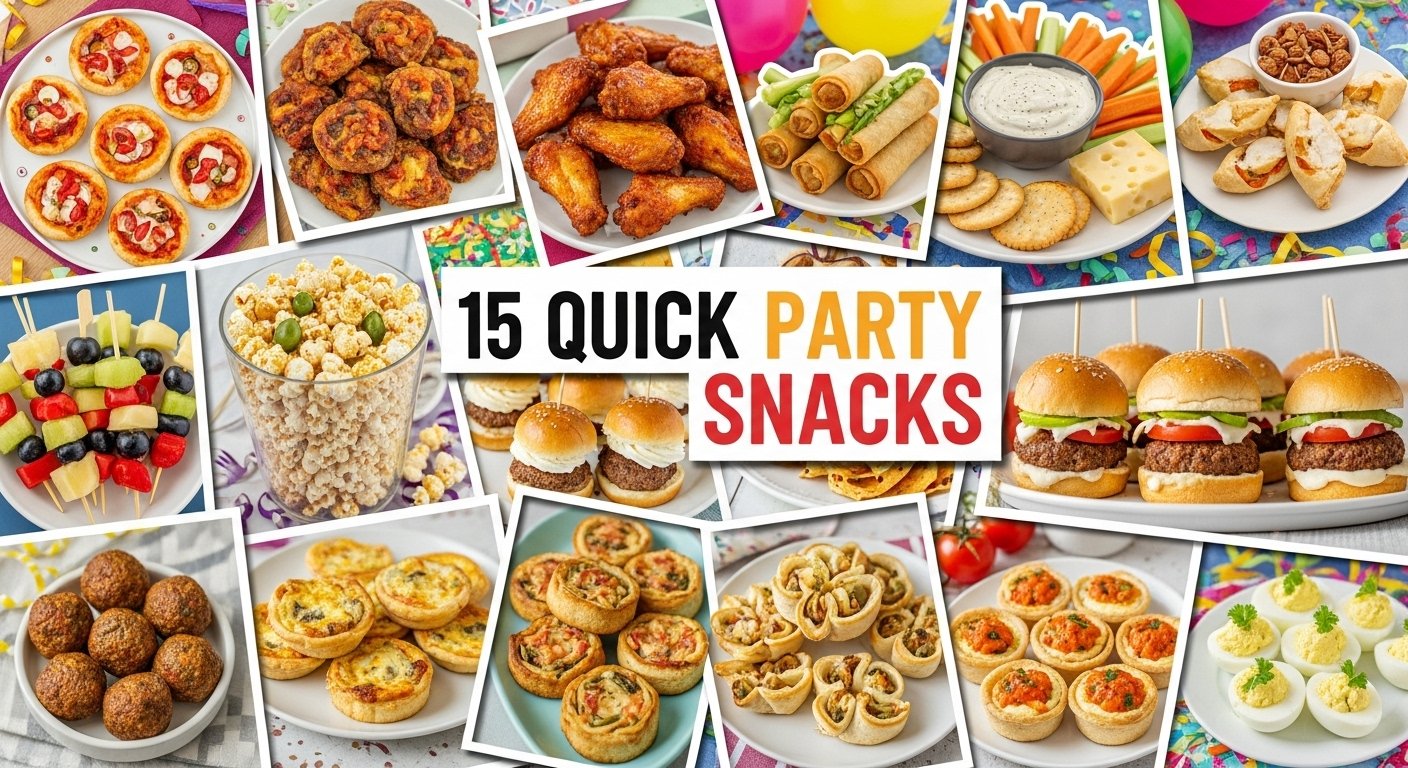 15 Quick Party Snacks for Instant Crowd-Pleasers