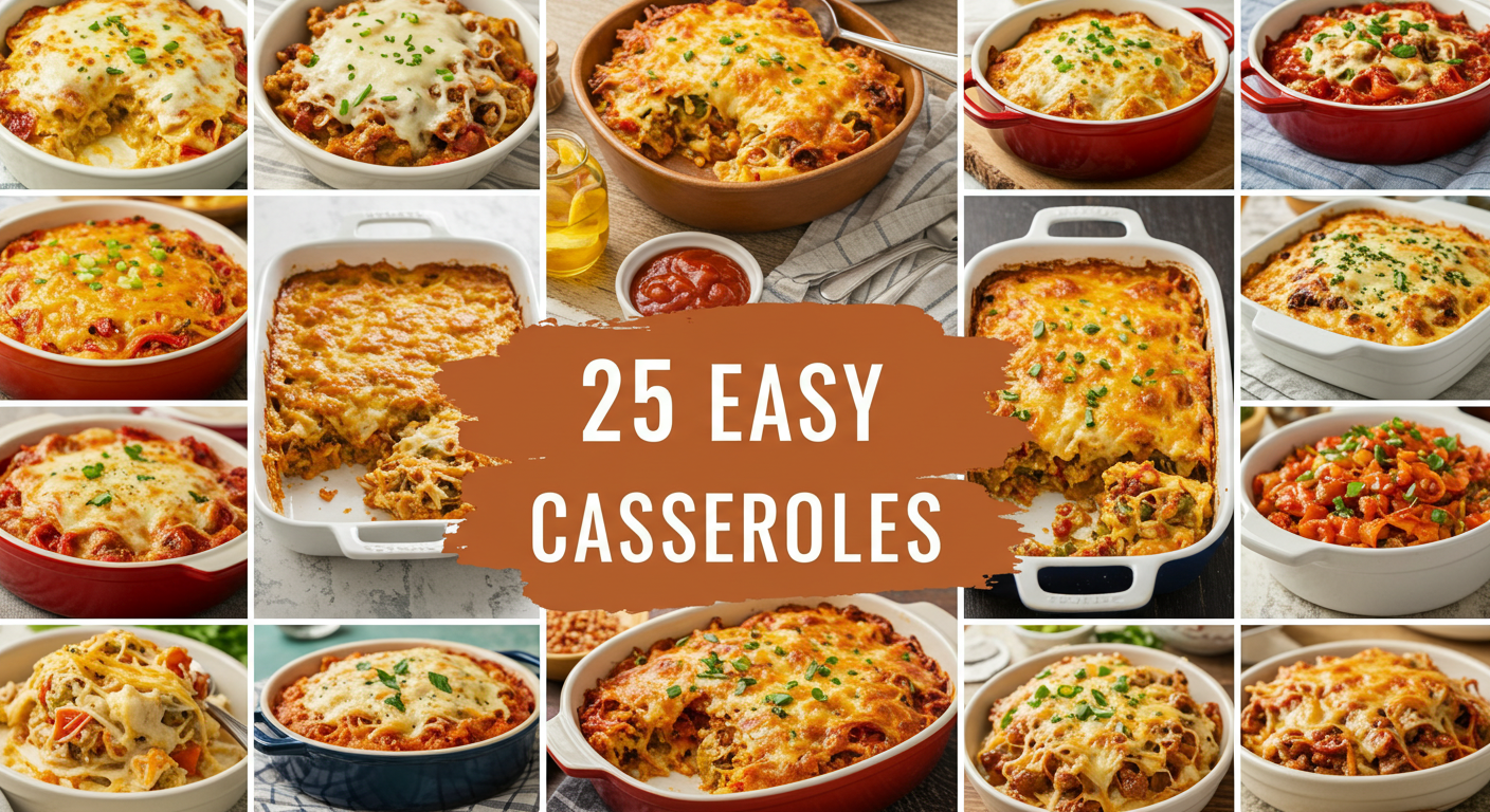 25 Easy Casseroles for Effortless Comfort Food Nights
