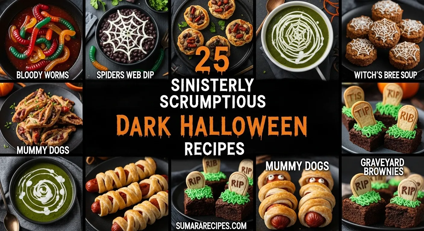 25 Sinisterly Scrumptious Dark Halloween Recipes