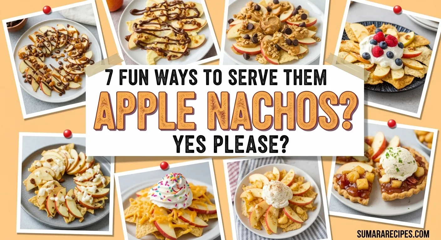 7 Fun Ways to Serve Them Apple Nachos? Yes Please