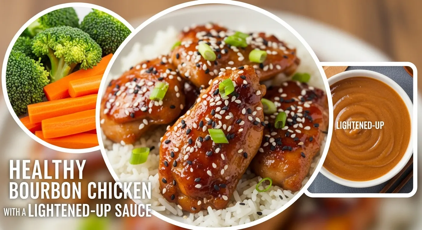 Healthy Bourbon Chicken with a Lightened-Up Sauce