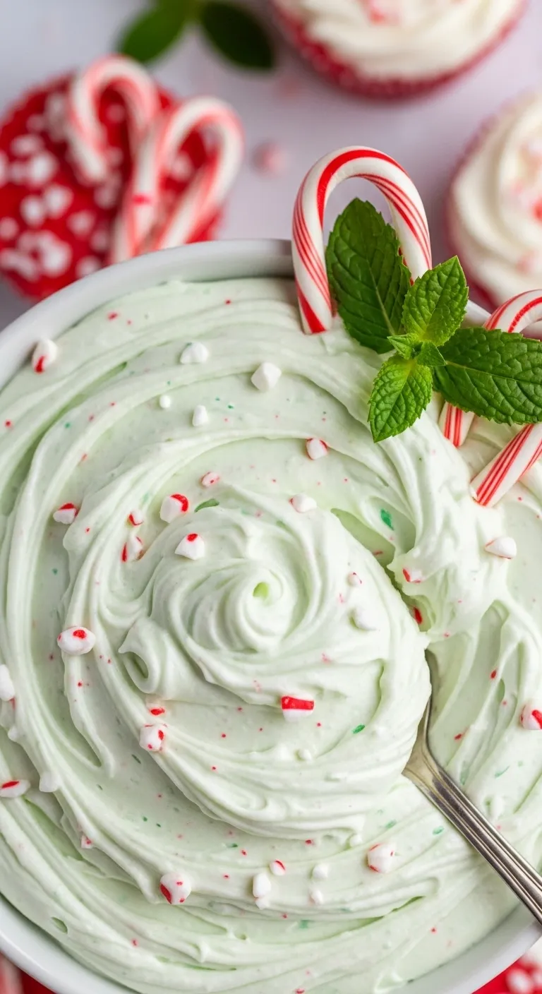 Peppermint Cream Cheese Frosting for Festive Bakes