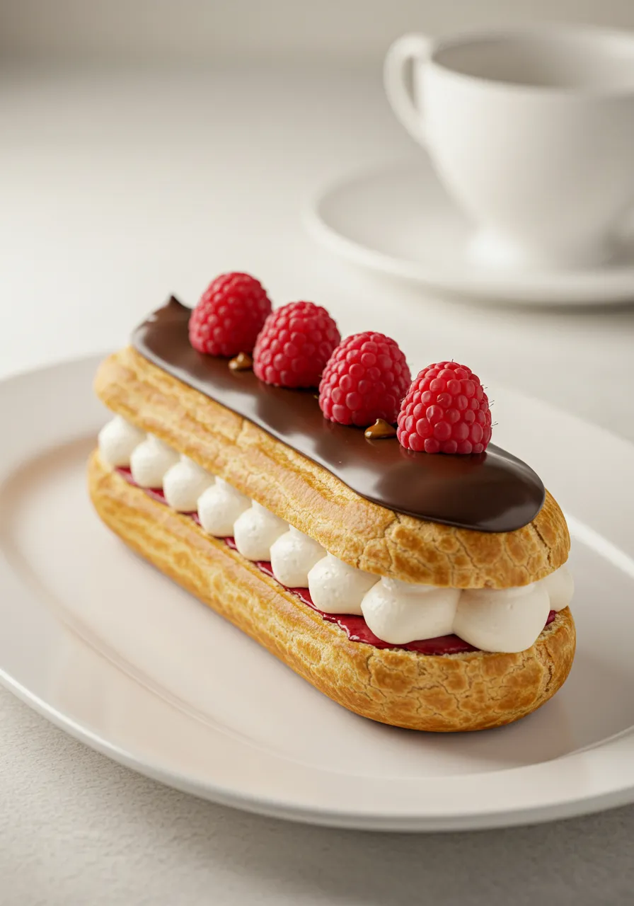 Raspberry Eclairs Recipe to Brighten Your Day