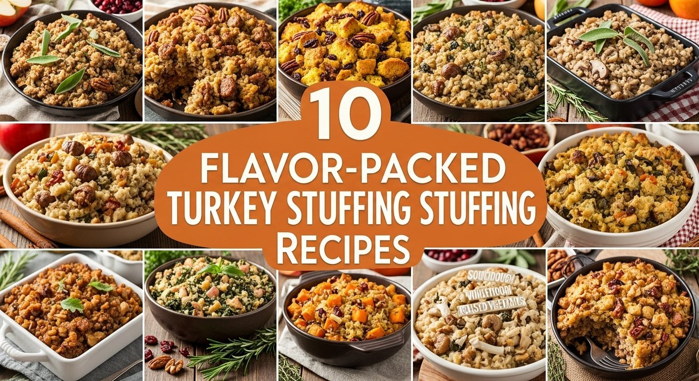 10 Flavor-Packed Turkey Stuffing Recipes for the Holidays