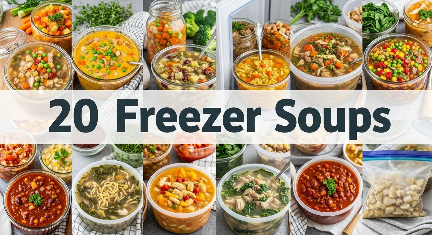 20 Freezer Soups to Make Ahead and Reheat Later