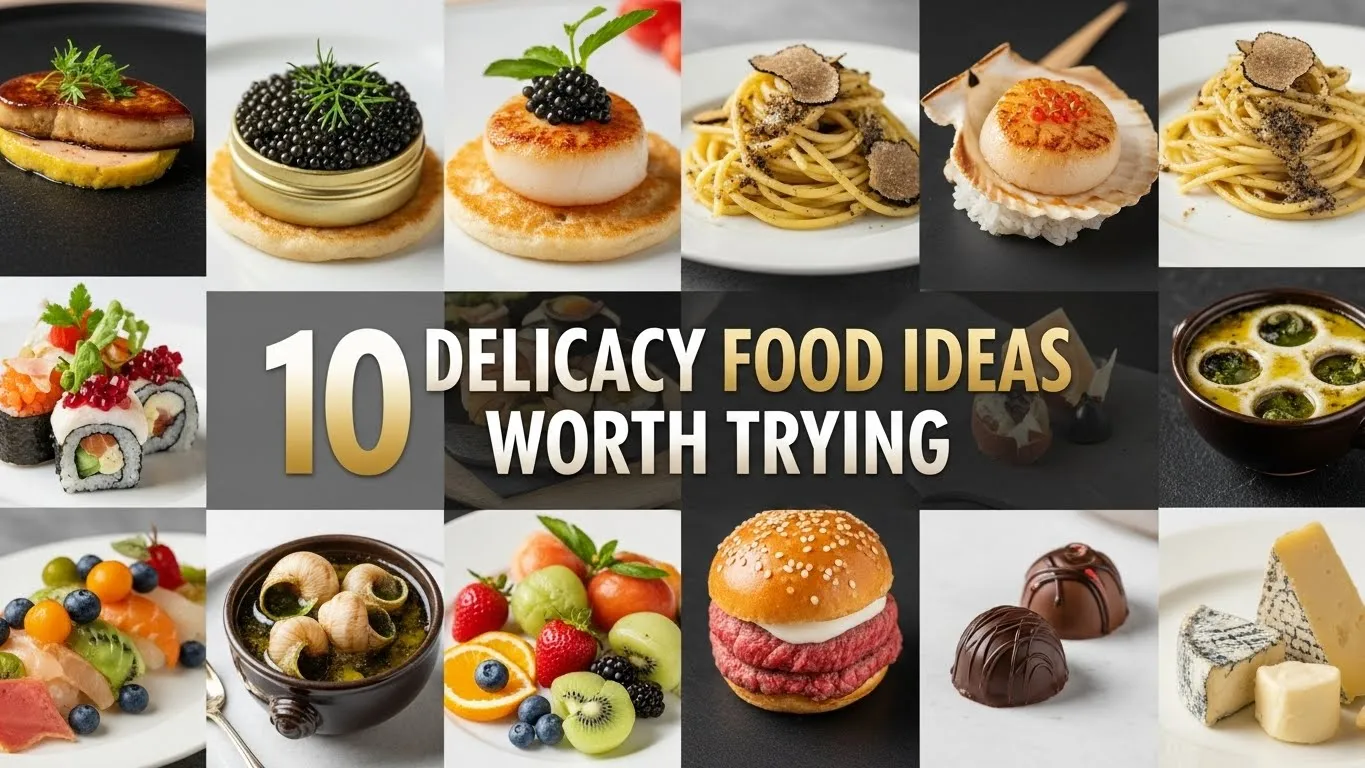 10 Delicacy Food Ideas Worth Trying