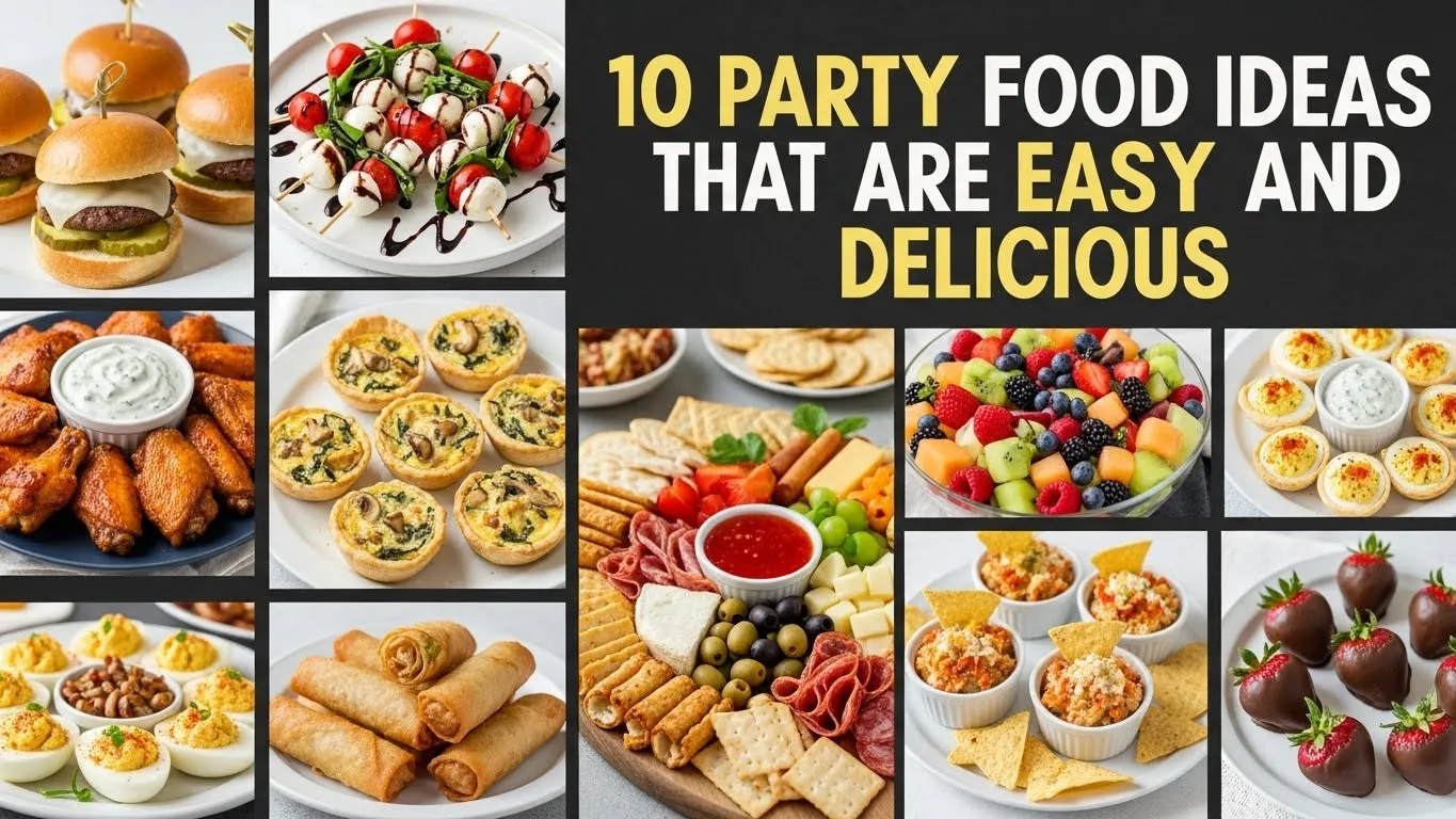 10 Party Food Ideas That Are Easy and Delicious