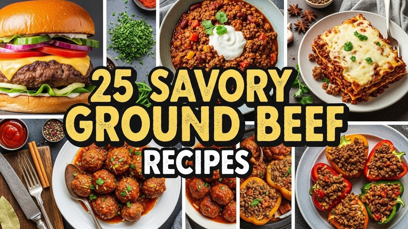 25 Savory Ground Beef Recipes for Budget Meals