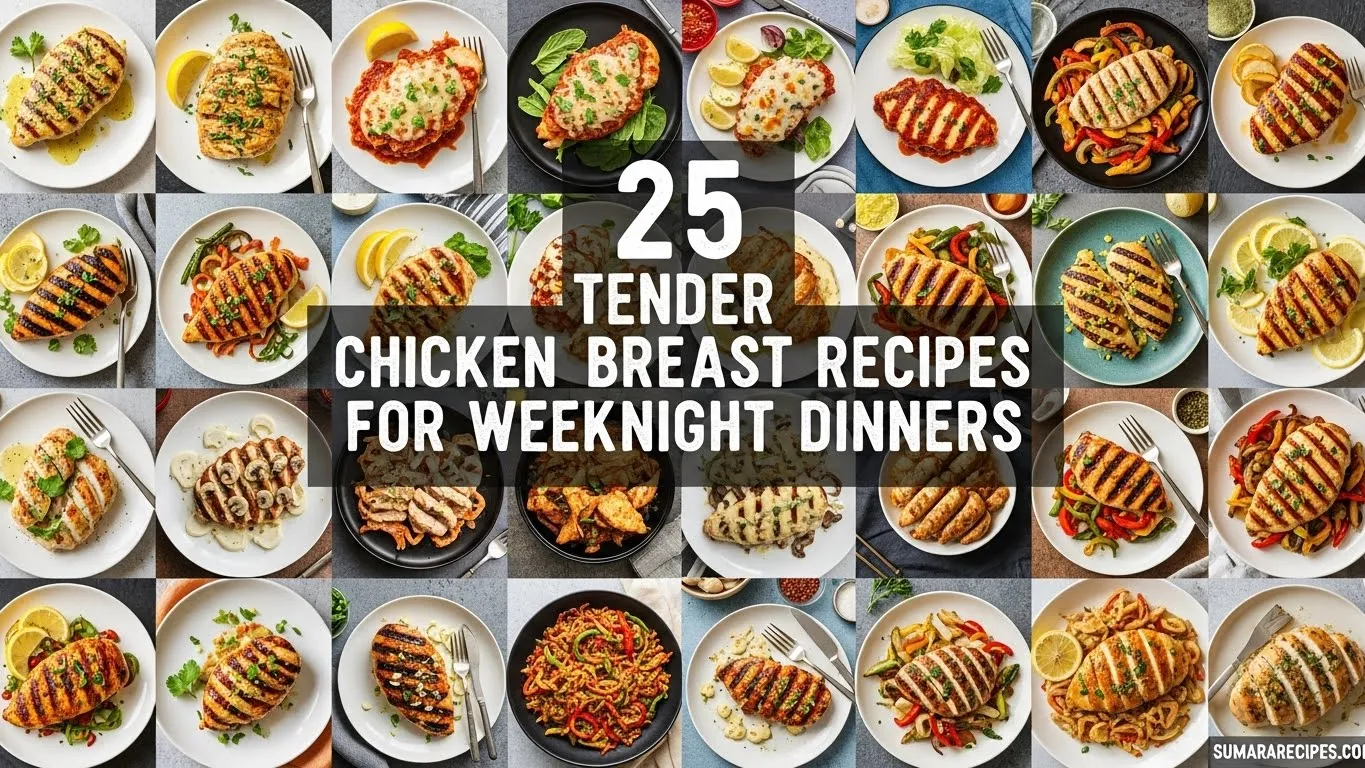 25 Tender Chicken Breast Recipes for Weeknight Dinners