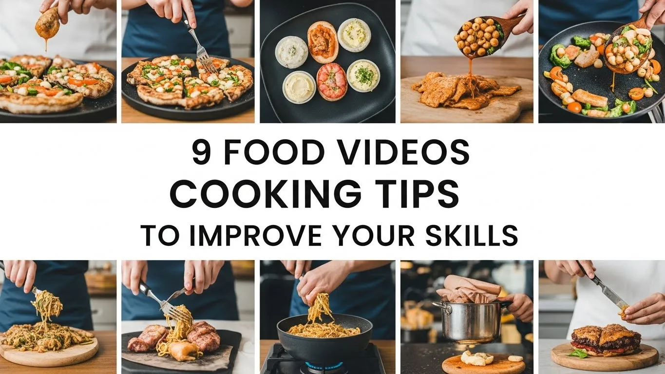 9 Food Videos Cooking Tips to Improve Your Skills