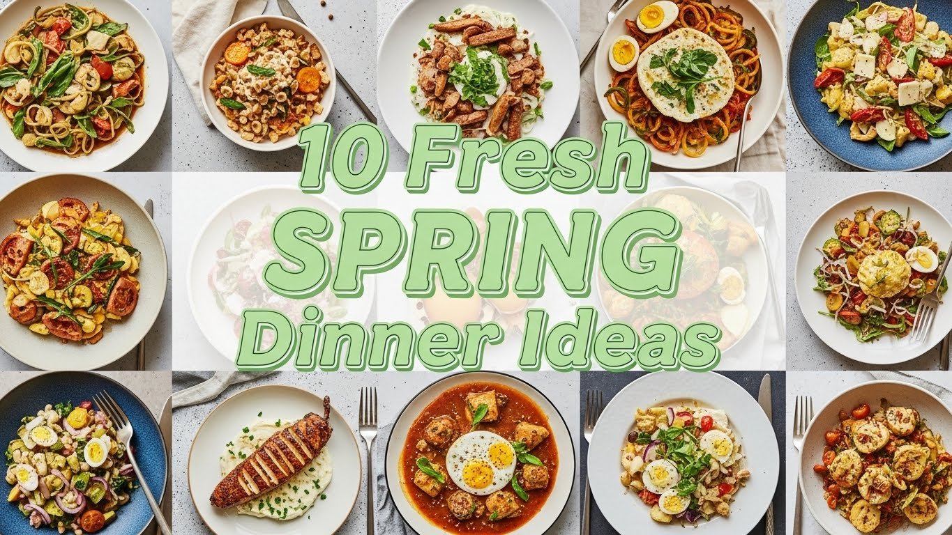 10 Fresh Spring Dinner Ideas That Actually Taste Like Spring