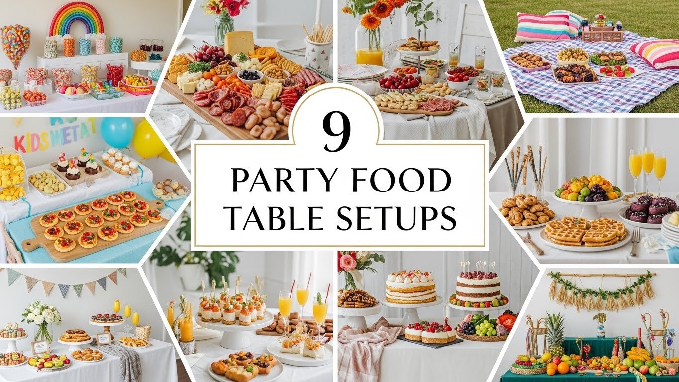9 Party Food Table Setups That Wow Without the Stress
