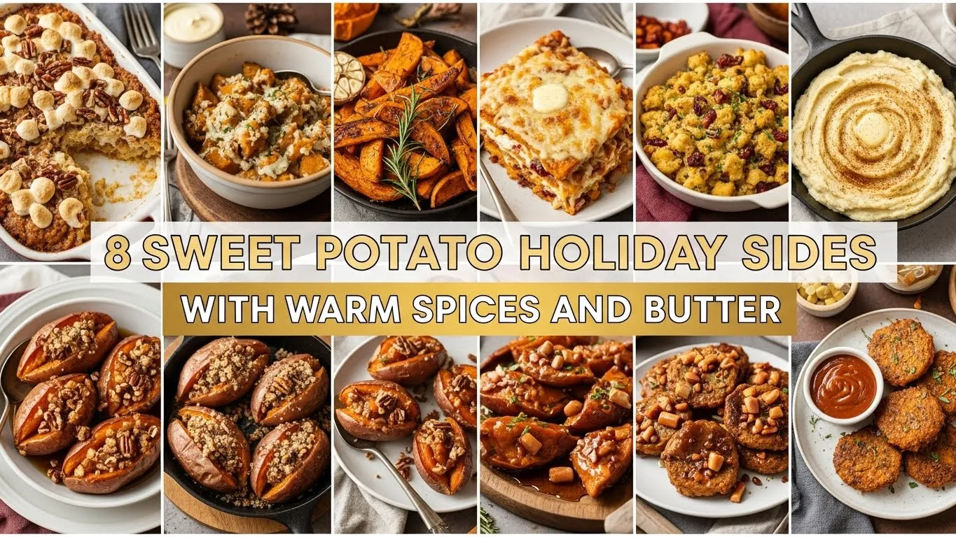 8 Sweet Potato Holiday Sides with Warm Spices and Butter