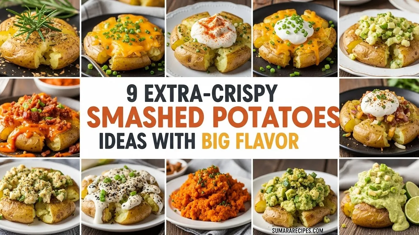 9 Extra-Crispy Smashed Potatoes Ideas with Big Flavor