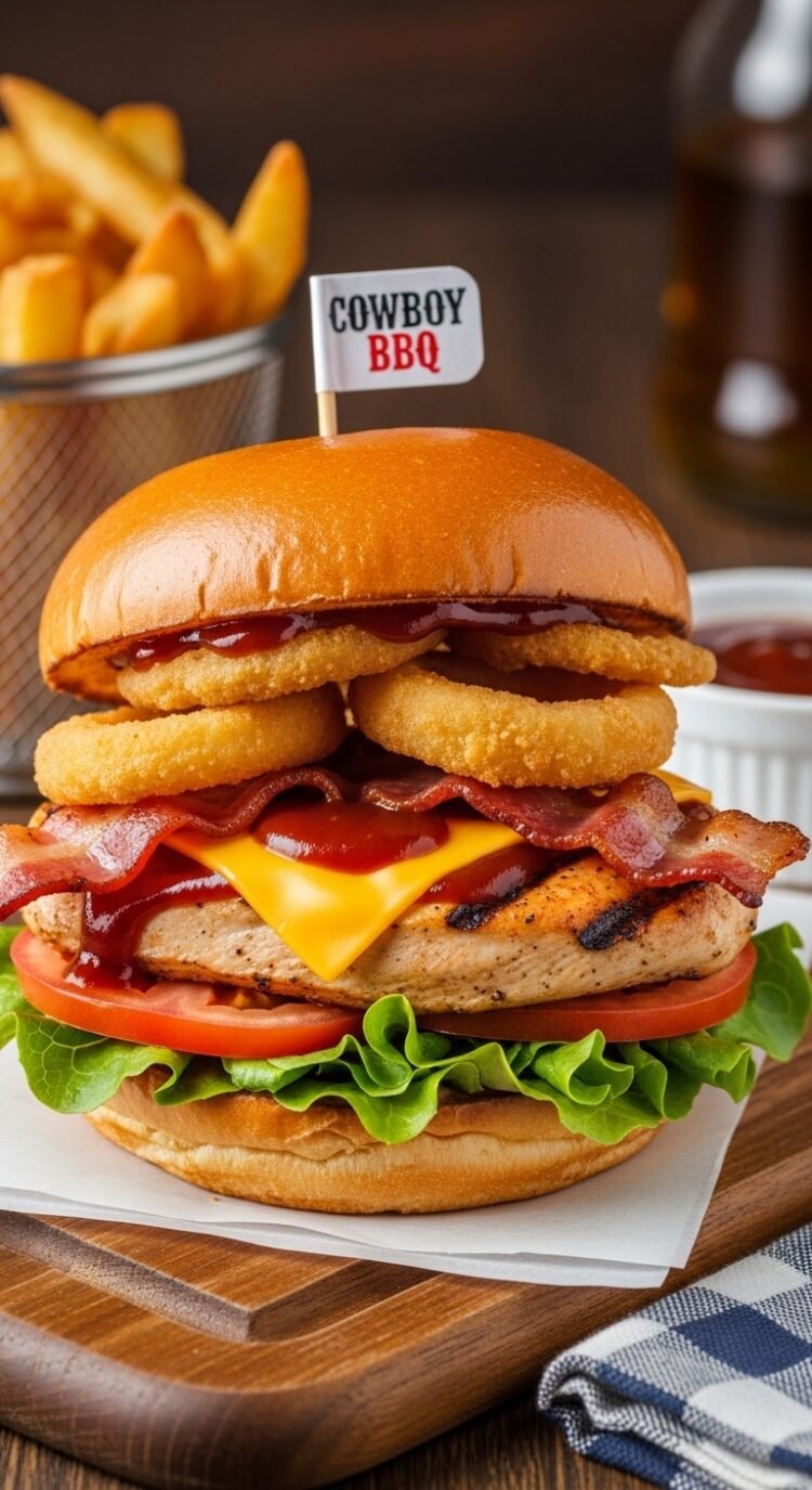 Cowboy BBQ Bacon Cheddar Chicken Recipe