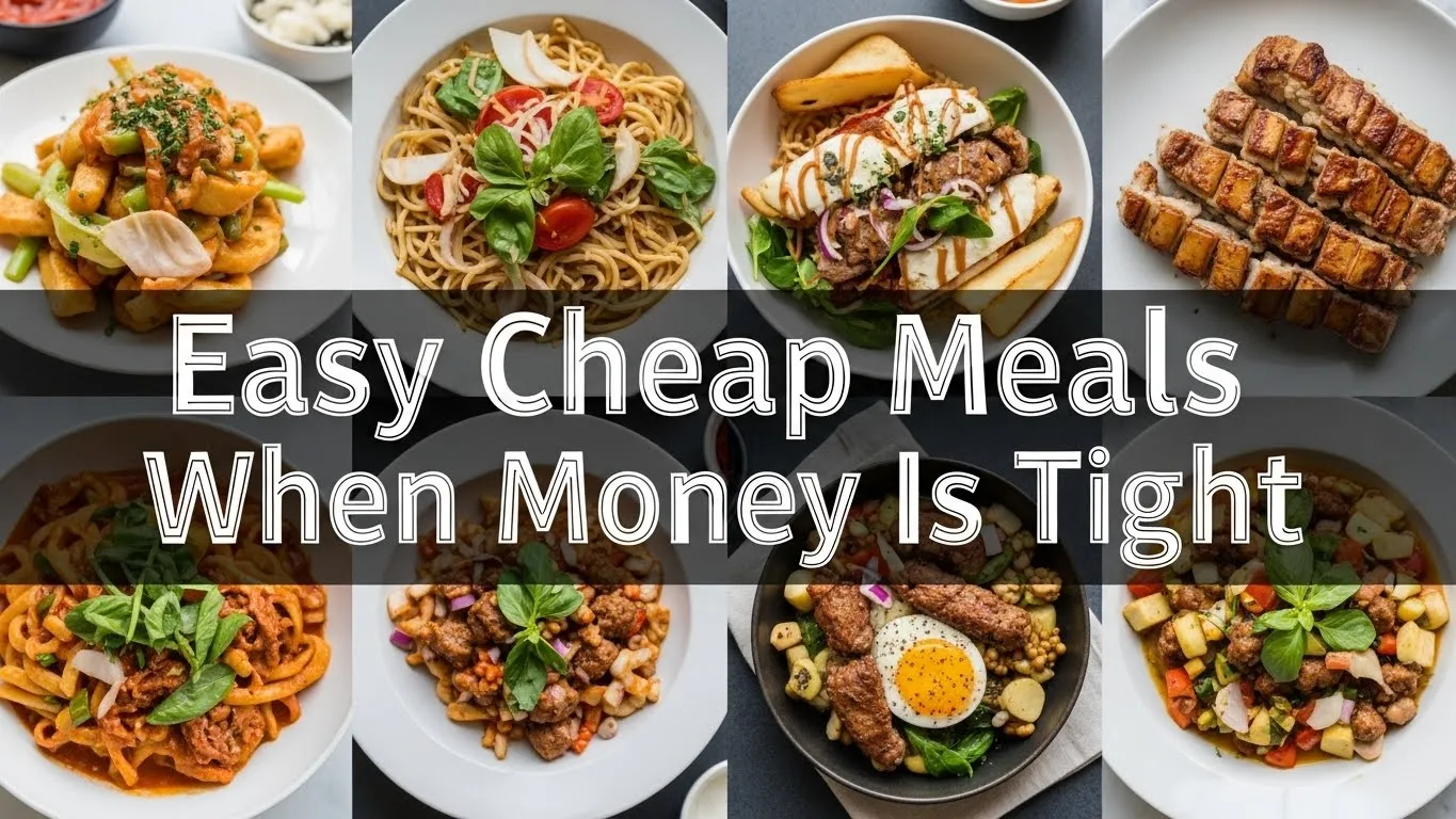 Easy Cheap Meals When Money Is Tight