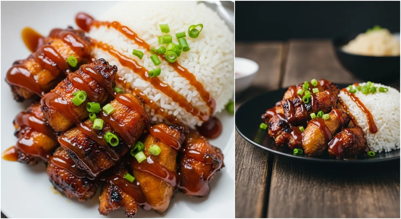 Honey BBQ Chicken Rice Recipe