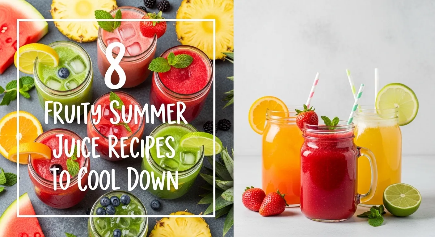 8 Fruity Summer Juice Recipes to Cool Down