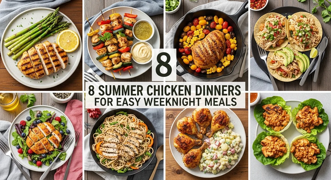 8 Summer Chicken Dinners for Easy Weeknight Meals