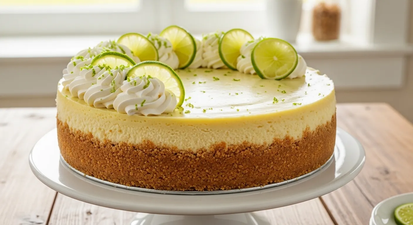 How to Make a Key Lime Cheesecake with Graham Cracker Crust