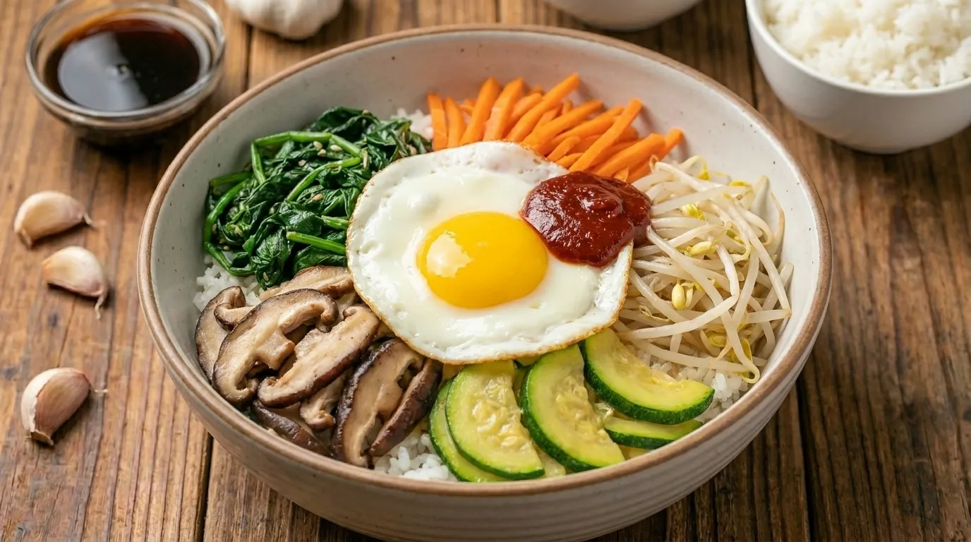 Easy Bibimbap (Korean Mixed Rice Bowl)