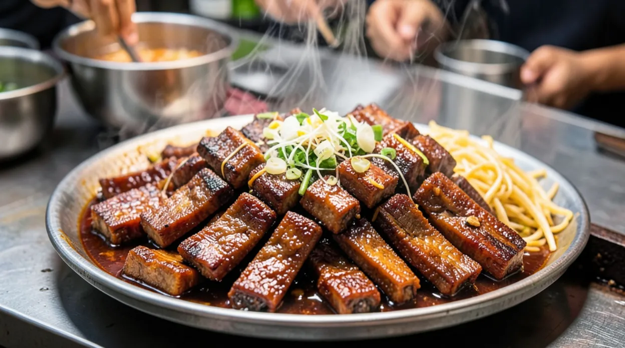 Korean Corn Ribs (Street Food)