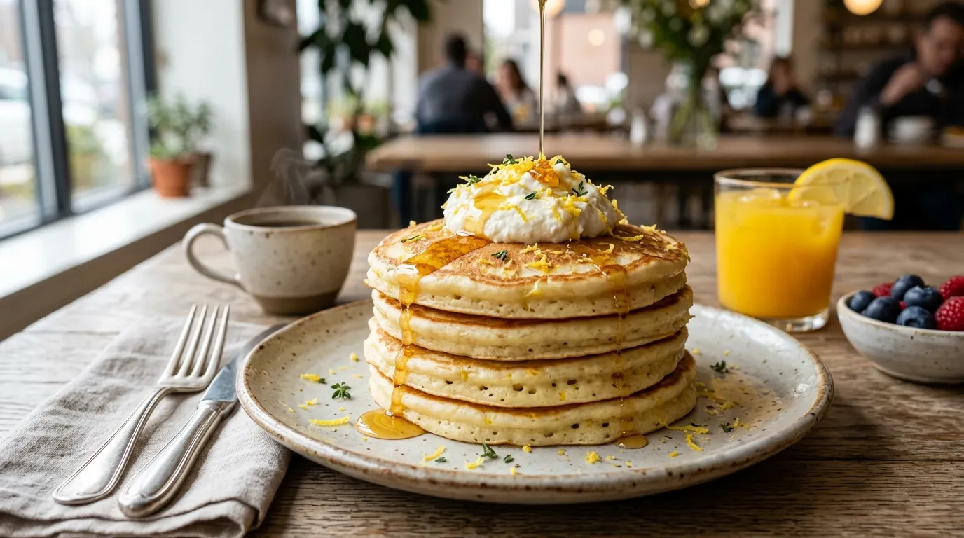 Lemon Ricotta Pancakes
